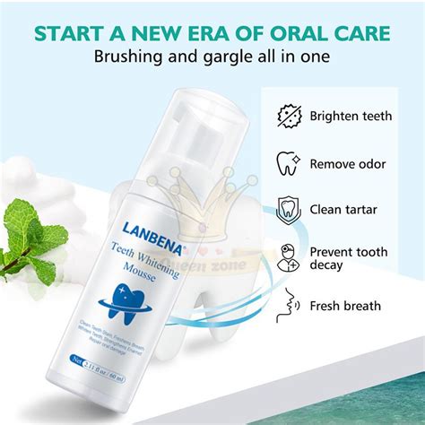 Lanbena Teeth Whitening Mousse – Fair Mart