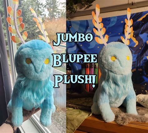 Jumbo Blupee Plush Discontinued Etsy