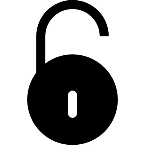 Unlocked Padlock Catalin Fertu Filled Icon
