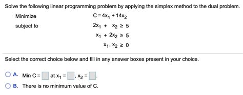 Solved Solve The Following Linear Programming Problem By Chegg