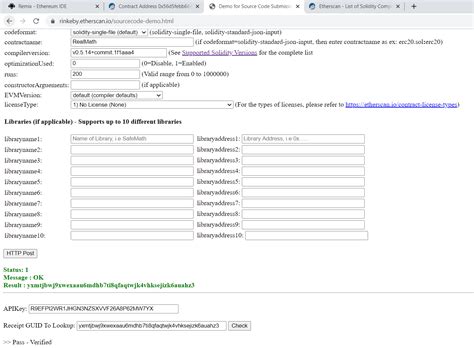 Unable To Verify Contracts On Etherscan Programatically Manually Works