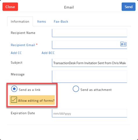 Email Interactive Forms From Instanet LoneWolf