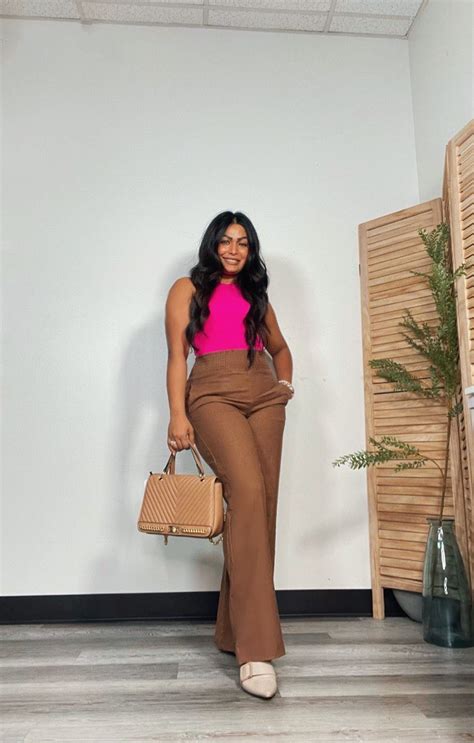 Casual Cutie Brown Wide Leg Linen Pants Farry Boutique