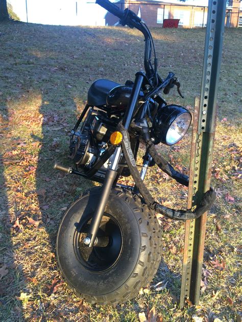 Black Baja Motorsports Warrior Mb200 Mini Bike