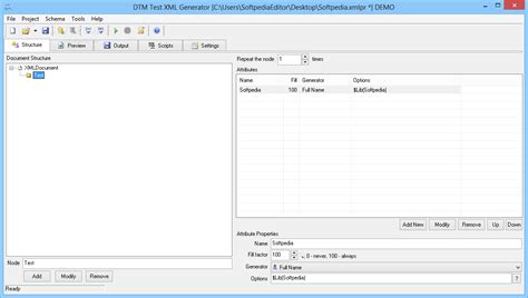 DTM Test XML Generator Download Softpedia