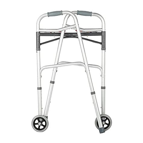 Drive Medical Deluxe Button Folding Walker With Wheels Weekly Ads Online