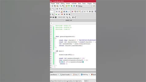 Password Generator In C Language Cprogramming Programming Coding