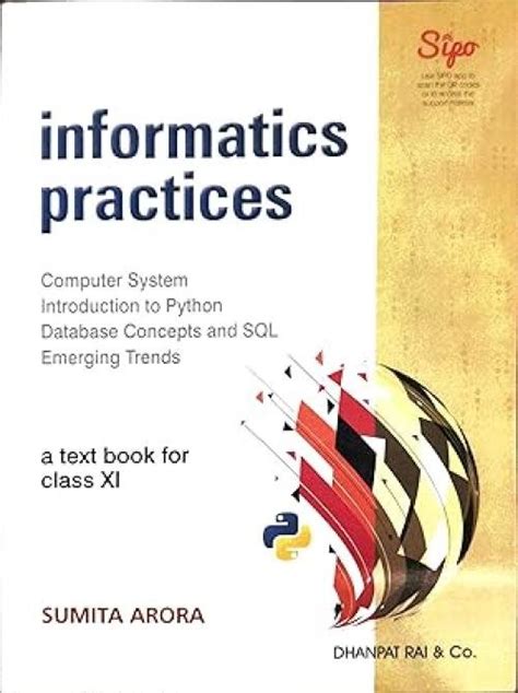 Computer Science With Python Textbook For Class 11 By Sumita Arora 2025 26