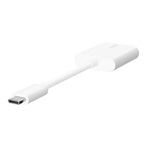 Adapter อะแดปเตอร์ Belkin Rockstar Usb C Audio Charge Adapter
