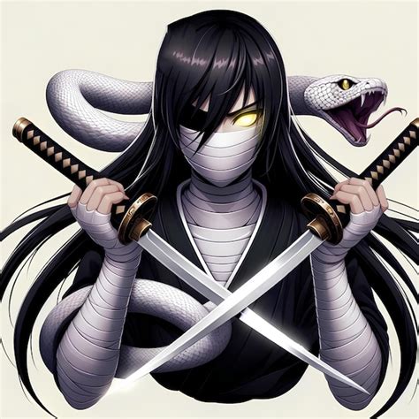 Ryuji Shadowblade The Serpent Slayer Premium Ai Generated Image