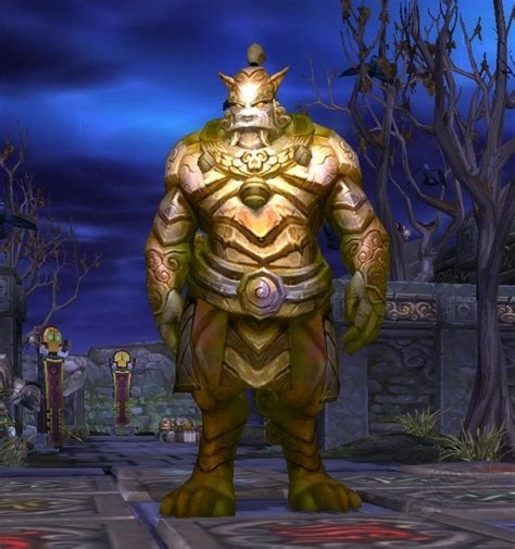 Guardiano Mogu Antico Png World Of Warcraft