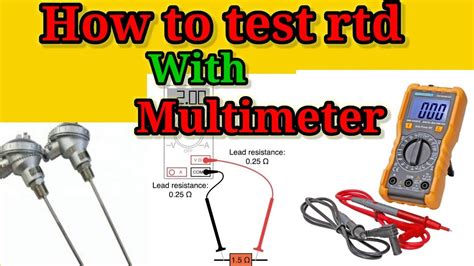How To Check Rtd With Multimeter Live Test Youtube