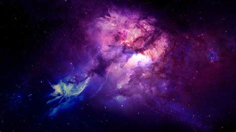 Purple And Pink Nebula Wallpaper