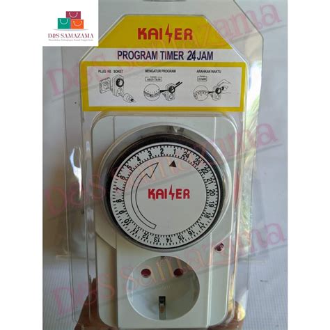 Jual Stop Kontak Timer 24 Jam Kaiser Shopee Indonesia