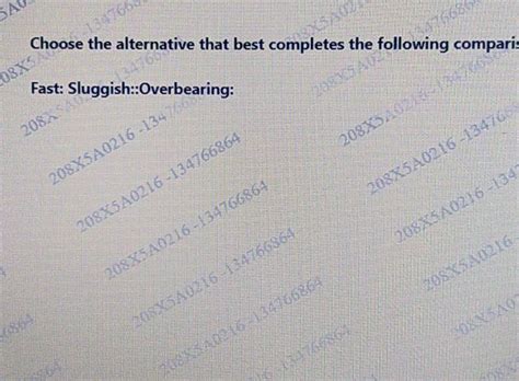 Choose The Alternative That Best Completes StudyX
