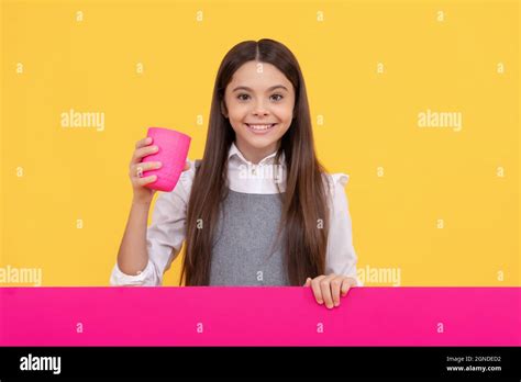 For The Thirsty Thirsty Girl Hold Plastic Cup Drinking Water Or