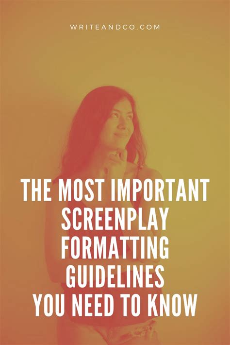 Mastering Screenplay Formatting Essential Guidelines