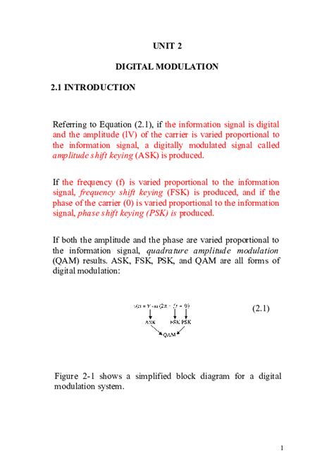 doc unit 2 digital modulation