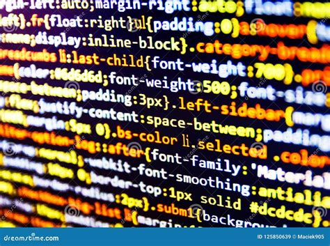 Programming Code Abstract Technology Stock Image Image Of Internet Language 125850639
