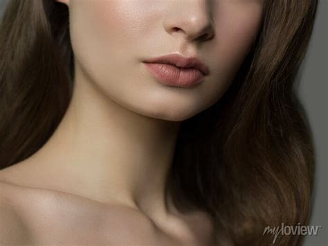 Sexual Full Lips Natural Gloss Of Lips And Womans Skin The • Adesivos