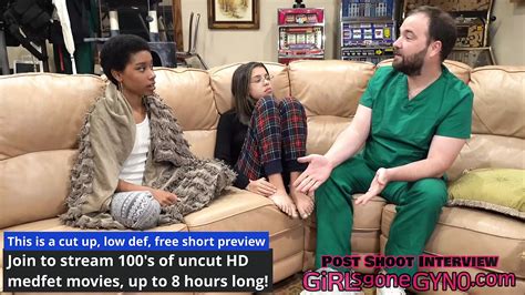 Doctor Aria Nicole And Doctor Tampa Try On Latex And Surgical Gloves At