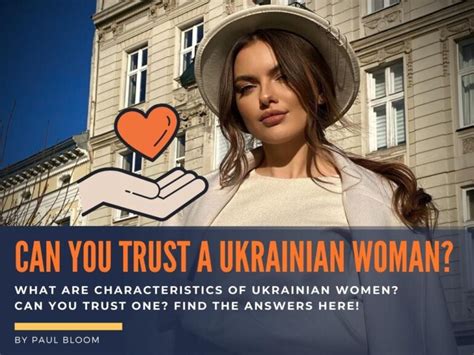 Can You Trust A Ukrainian Woman Portrait Of A Ukrainian