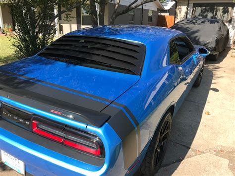 Quality Rear Window Louvers Dodge Challenger Forum