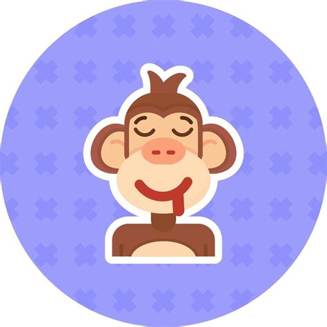 Drooling Flat Sticker Icon 37733832 Vector Art At Vecteezy