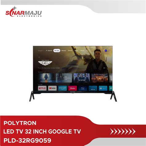 LED TV 32 INCH POLYTRON HD READY GOOGLE TV PLD 32RG9059