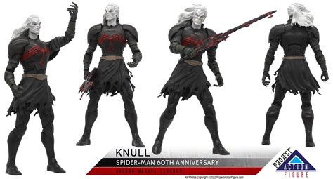 Marvel Legends Spider Man 60th Anniversary Knull Project Action Figure