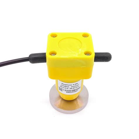 4 5 Hz Geophone Vertical In Land Case With Stainless Steel Disc Base