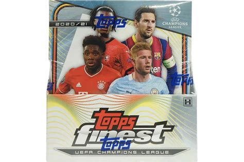 2020 21 Topps Finest Uefa Champions League Soccer Hobby Box 2020 21 Us