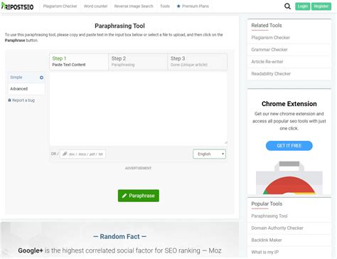 Best Free Online Paraphrasing Tool