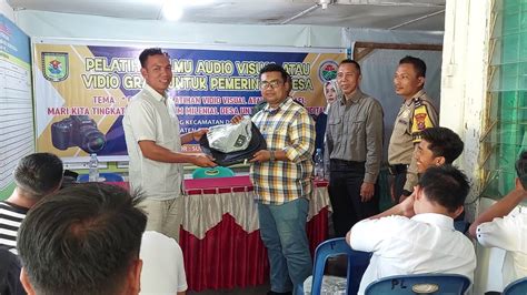 Desa Panglong Sergai Gandeng Gnewstv Id Dalam Pelatihan Audio Visual