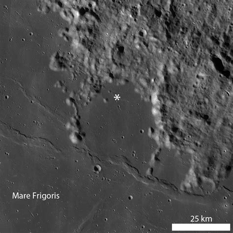 Lunar Pioneer Really Wrinkled Wrinkle Ridge