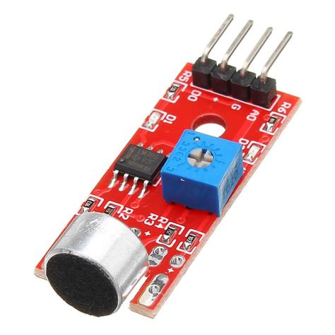 Ky 037 4pin Voice Sound Detection Sensor Module Microphone Transmitte