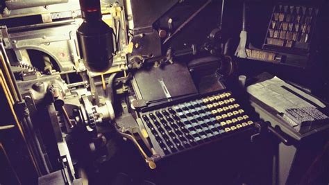 Science History The Linotype Machine