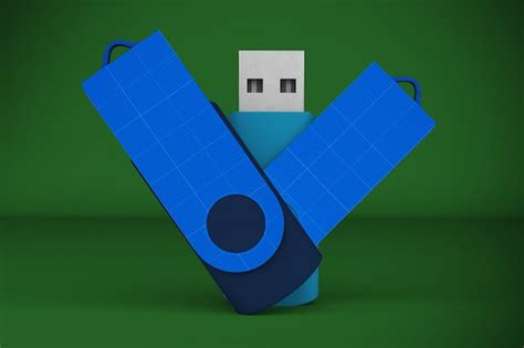 Premium Psd Flash Memory Mockup