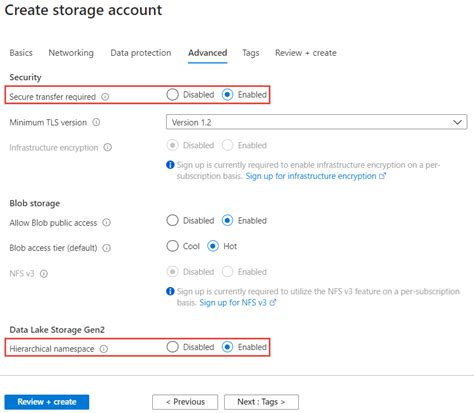 Creating A Storage Account To Use With Microsoft Azure Data Lake Storage Gen
