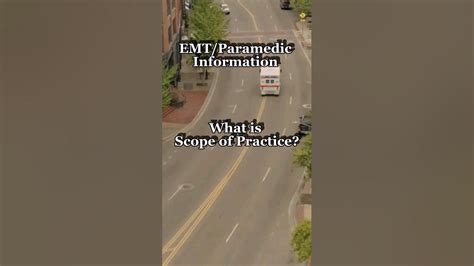 The Importance Of Knowing The Emt Scope Of Practice Youtube