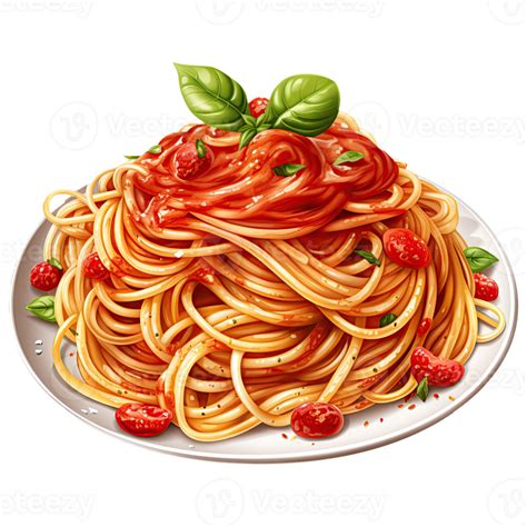 Delicioso Italiano Comida Clipart Dibujos Animados Espaguetis