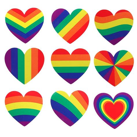 Rainbow Stickers Love Pride Self Adhesive Stickers Grandado