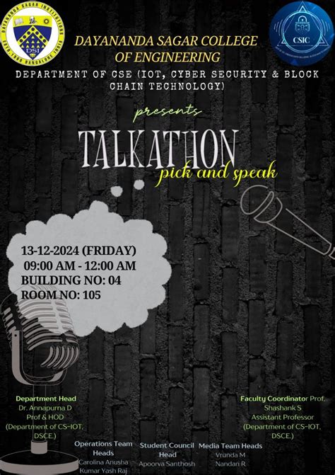 Department Of Computer Science Iot And Cybersecurity Including Blockchain Technology Dsce On