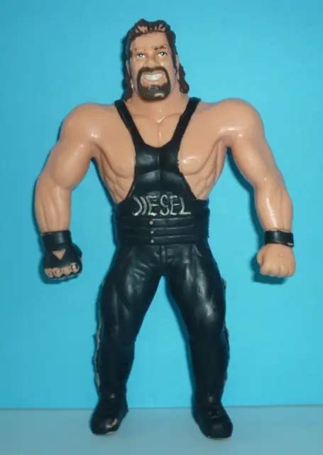 Just Toys Bend Ems Wwf Wrestling Figur Diesel Serie 1 Wwe Nwo Mattel