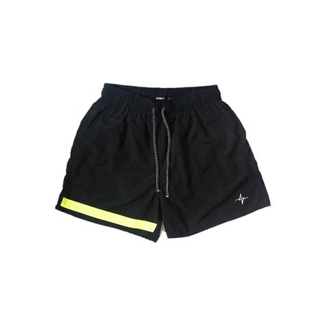 Short Block Risky Negro Y Amarillo Neón Risky