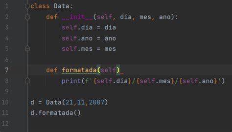 Por Que Não Retorna A Data Quando Eu Rodo Python Entendendo A Orientação A Objetos Alura