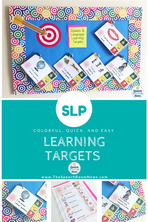 Speech Therapy Learning Targets I Can Statements School Speech Therapy Learning Targets