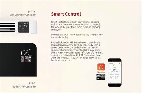 Smart Control Fan Coil Wall Mounted Free Standing Hydraulic Fan Coil Unit For Heating And