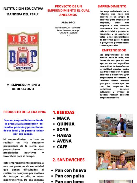 Folleto Triptico De Cuidado Ambiental Reciclaje Moderno Verde