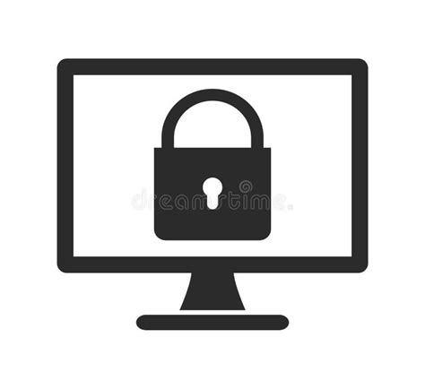 Icono De La Seguridad Inform tica Ilustración del Vector Ilustración